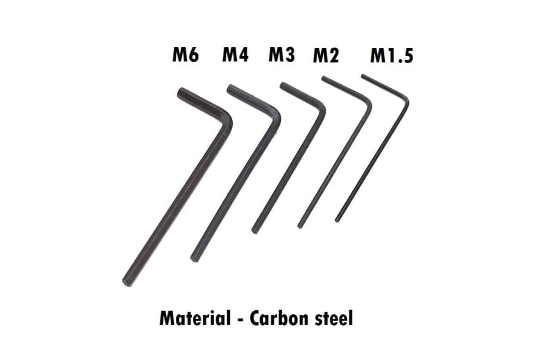 Allen keys - M1.5, M2, M3, M4 & M6 well coated 3d printer allen key set ...