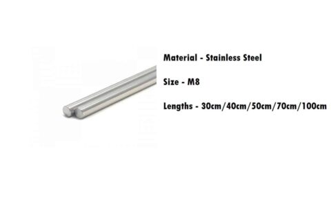 High Quality 8mm Smooth Rod for 3D Printers and CNC Machines