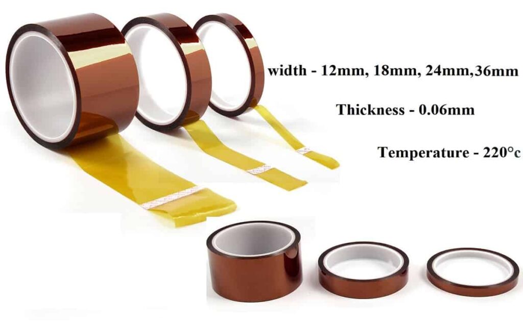 Kapton Tape high temperature adhesive tape for 3d printer