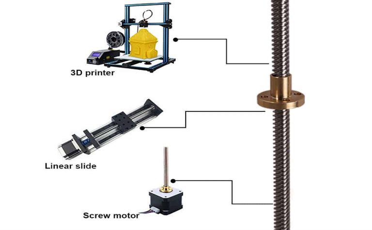 Buy 2 Start Lead Screw 8mm Threaded Rod for 3D Printers