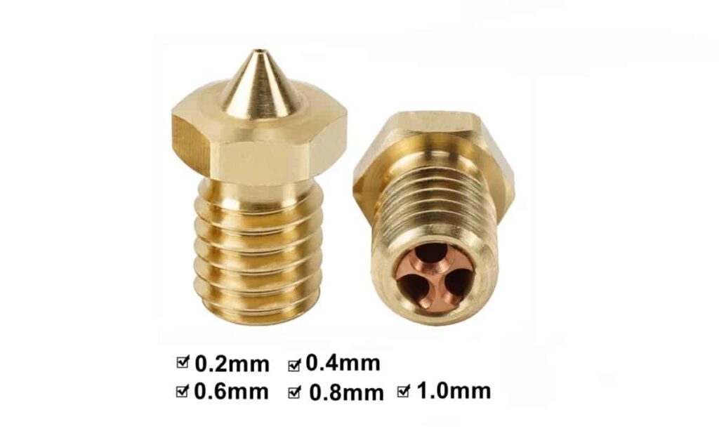 V6 CHT Nozzle - High quality Brass Nozzles for 1.75mm Filament | 3D Printer