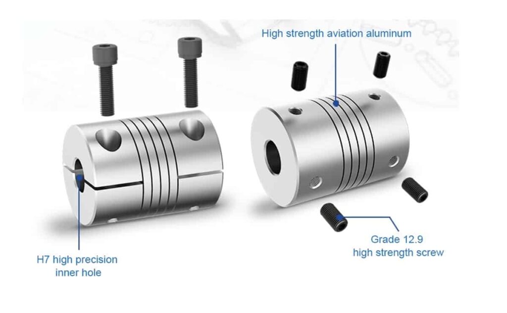 Flexible coupling new 5 x 8mm for 3D printer machine